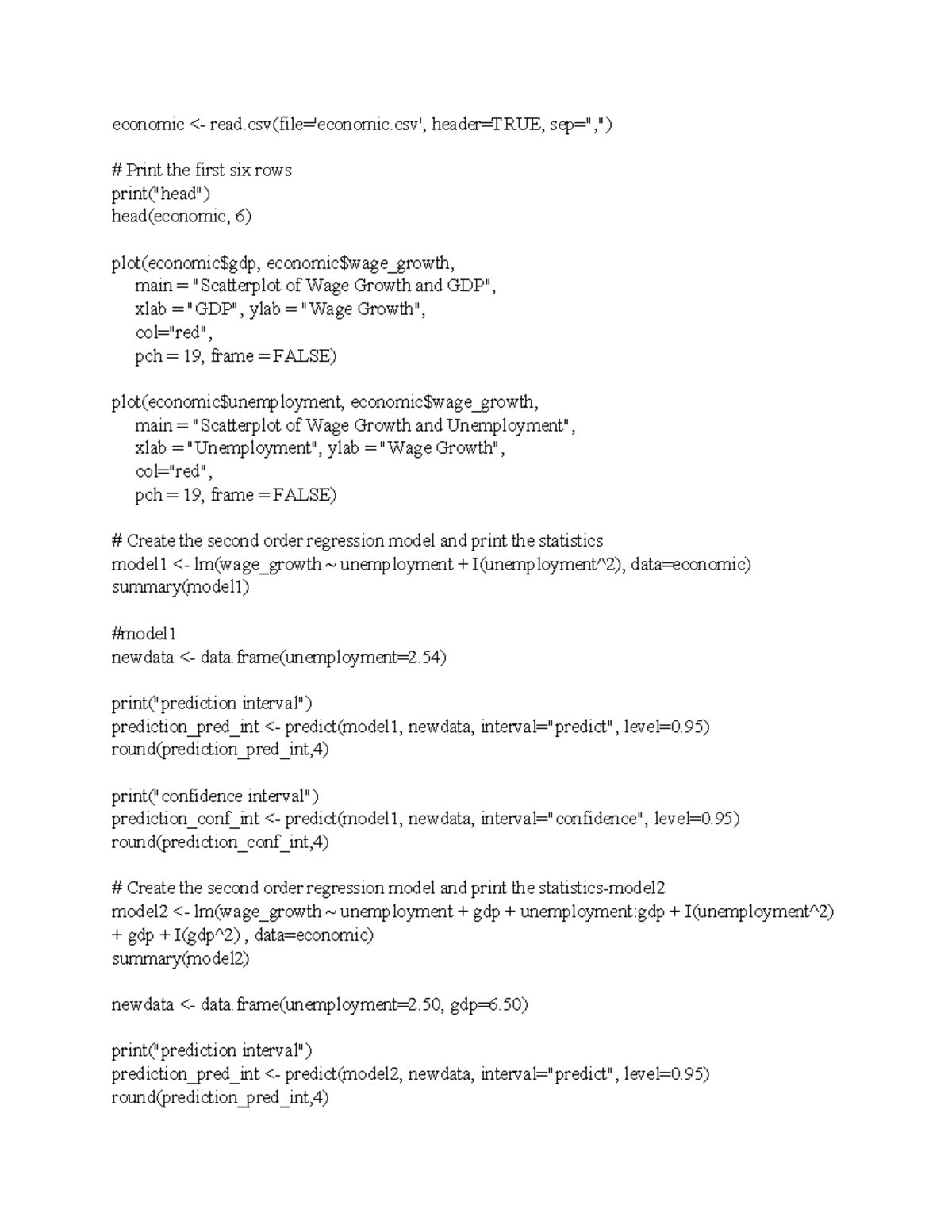 Rcode-module 3 - code - economic