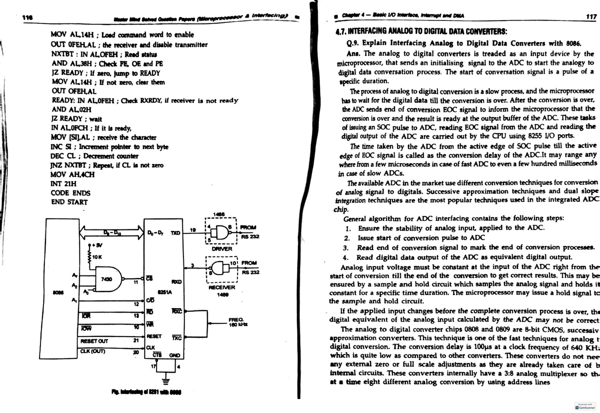 Microprocessor Interfacing: ADC Conversion Techniques (116) - Studocu