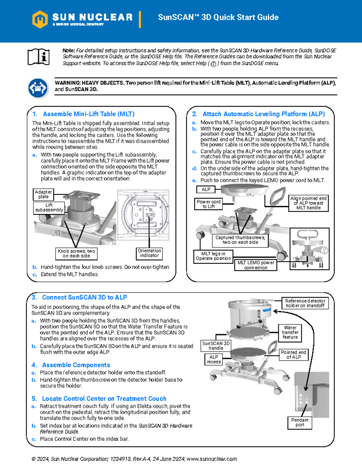 1234913 A-4 SunSCAN 3D Quick Start Setup Guide - Studocu