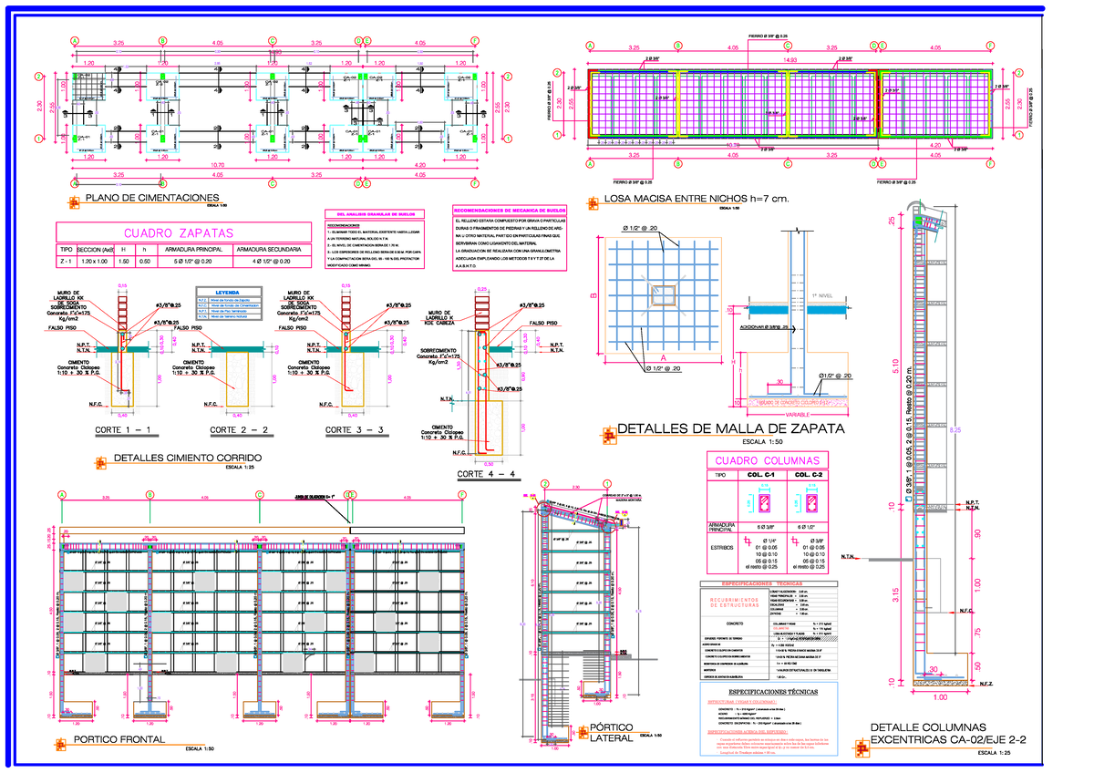 Estructuras Nicho TIPO 02 II Etapa Layout 2 (1) A1 - Detalles y ...