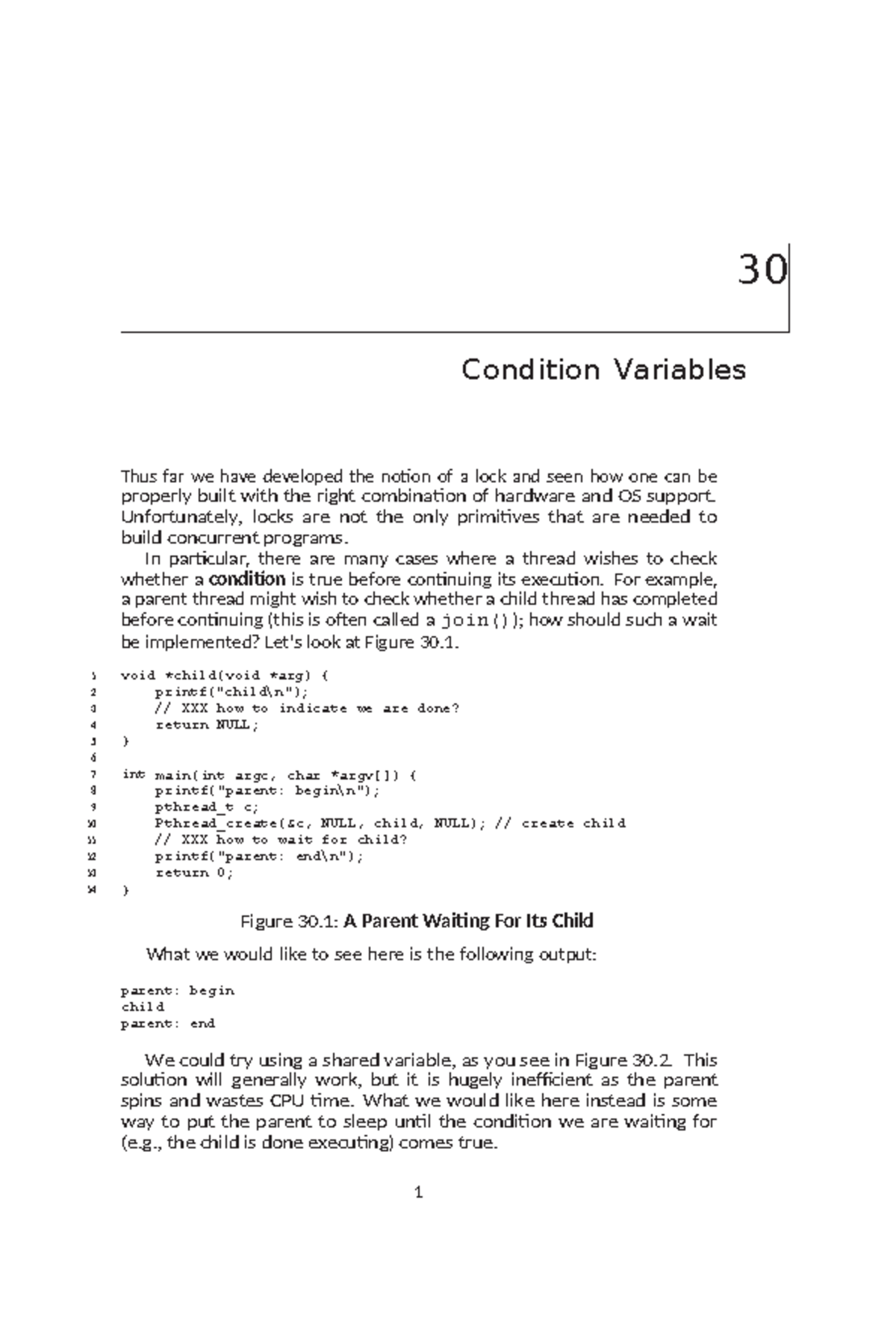 Condition Variables in Concurrent Programming: Understanding and ...