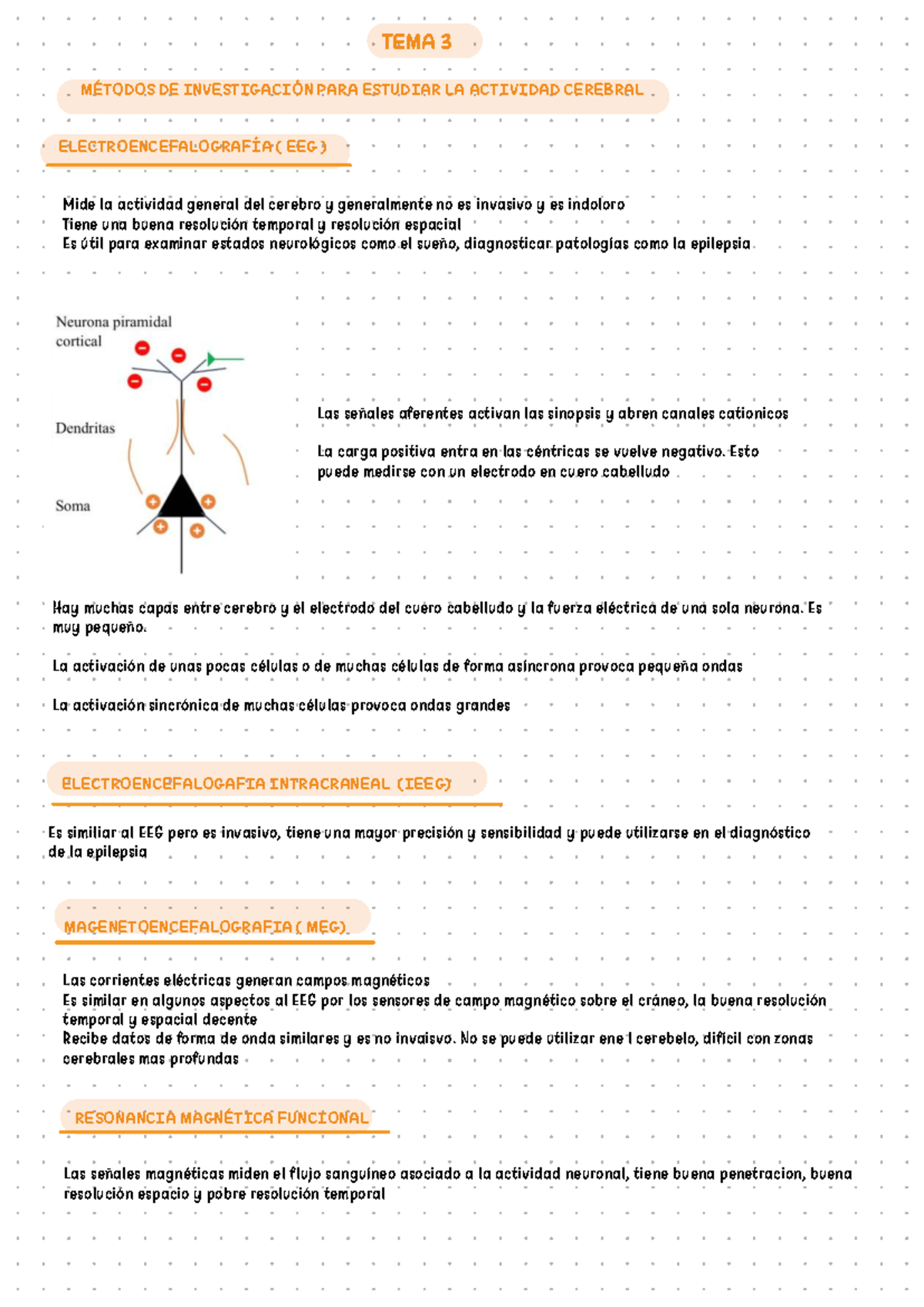 Tema 20 - Métodos de Investigación en Electroencefalografía (EEG) - Studocu