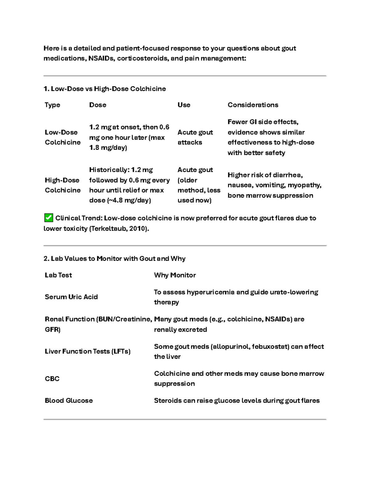 Pharm Study Guide (Weeks 8-11): Gout Medications & Heart Failure ...