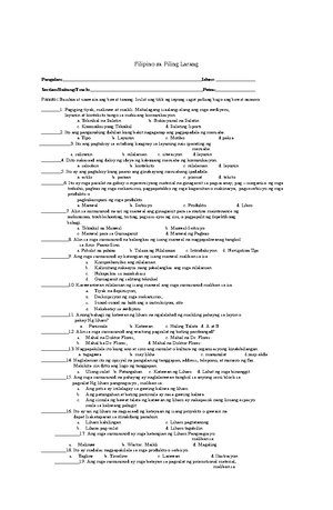 Culminating Activity 12 q1 Mod1 v5 - Senior High School CULMINATING ...