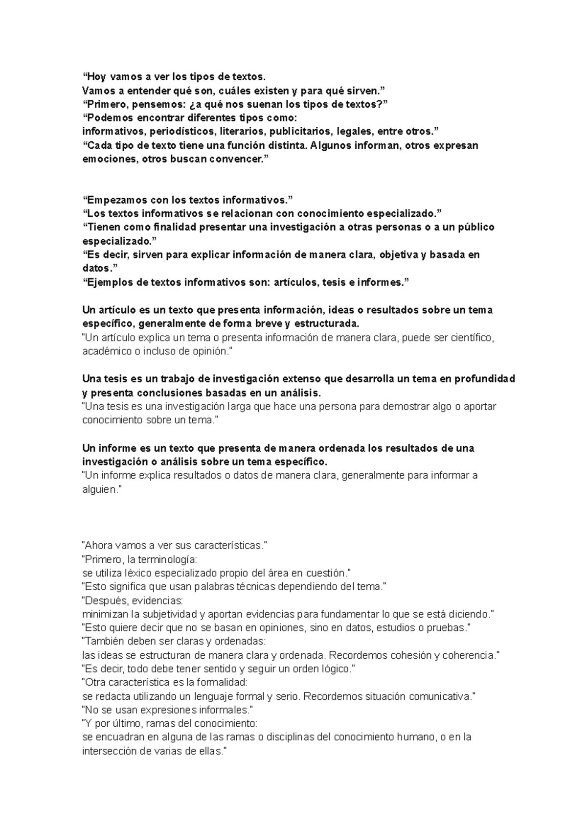 Tipos de Textos: Informativos, Literarios y Más - Análisis Completo ...