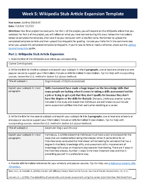APA Template Portfolio Final Paper - Portfolio Including Final Paper ...