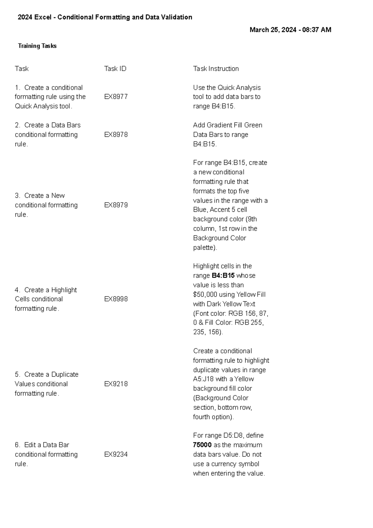 Excel Conditional Formatting And Data Validation 2024 Excel Conditional Formatting And Data