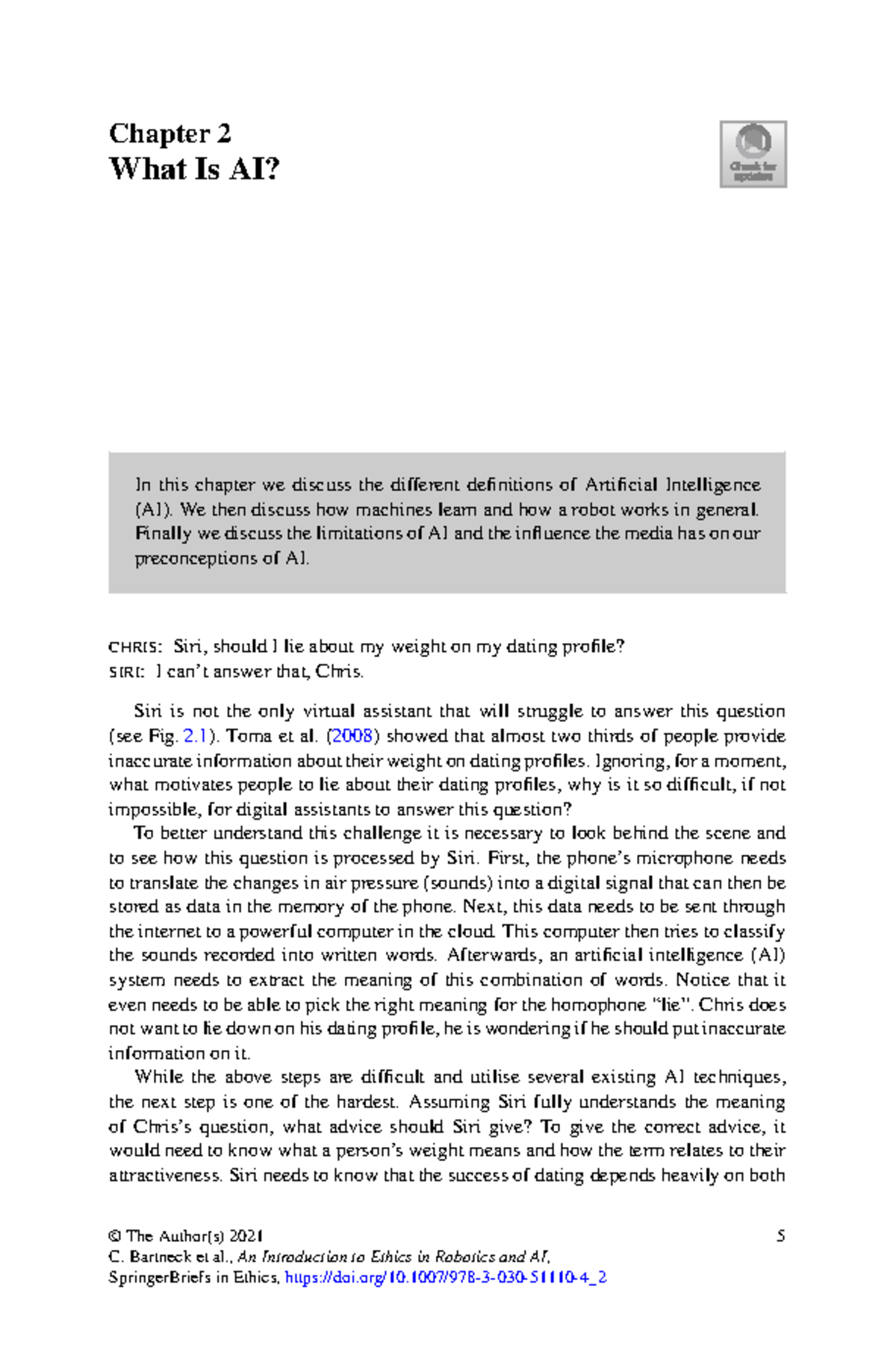 Chapter 2: Understanding AI - Definitions, Learning, and Limitations ...