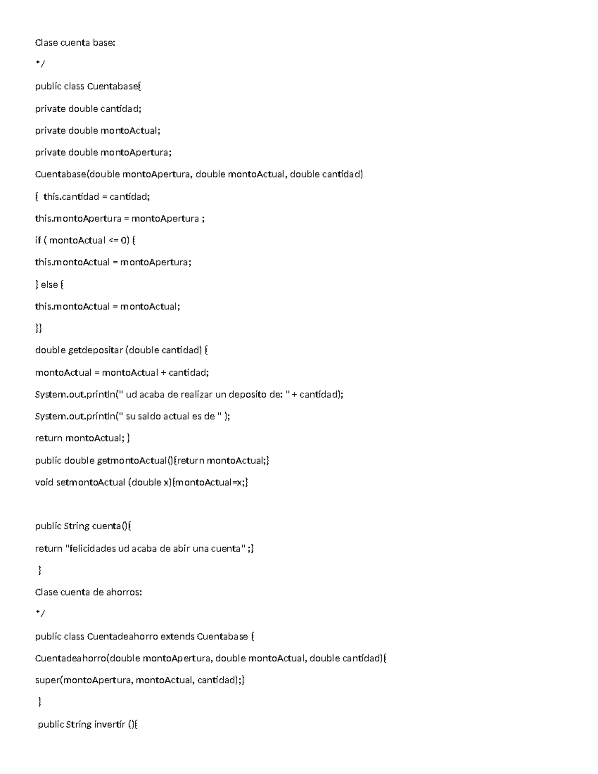 Reto 4: Herencia de Clases y Paso de Parámetros en Java - Studocu