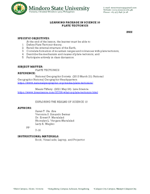 LP 3 Textual Evidence - Lesson Plan - Lesson Plan in EN11: Reading and ...