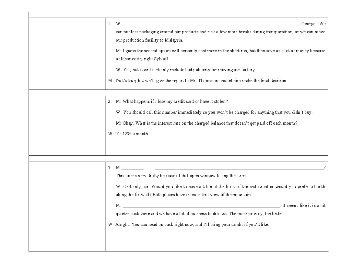TA-14 - Conversation Transcripts and Analysis for Class Discussion ...