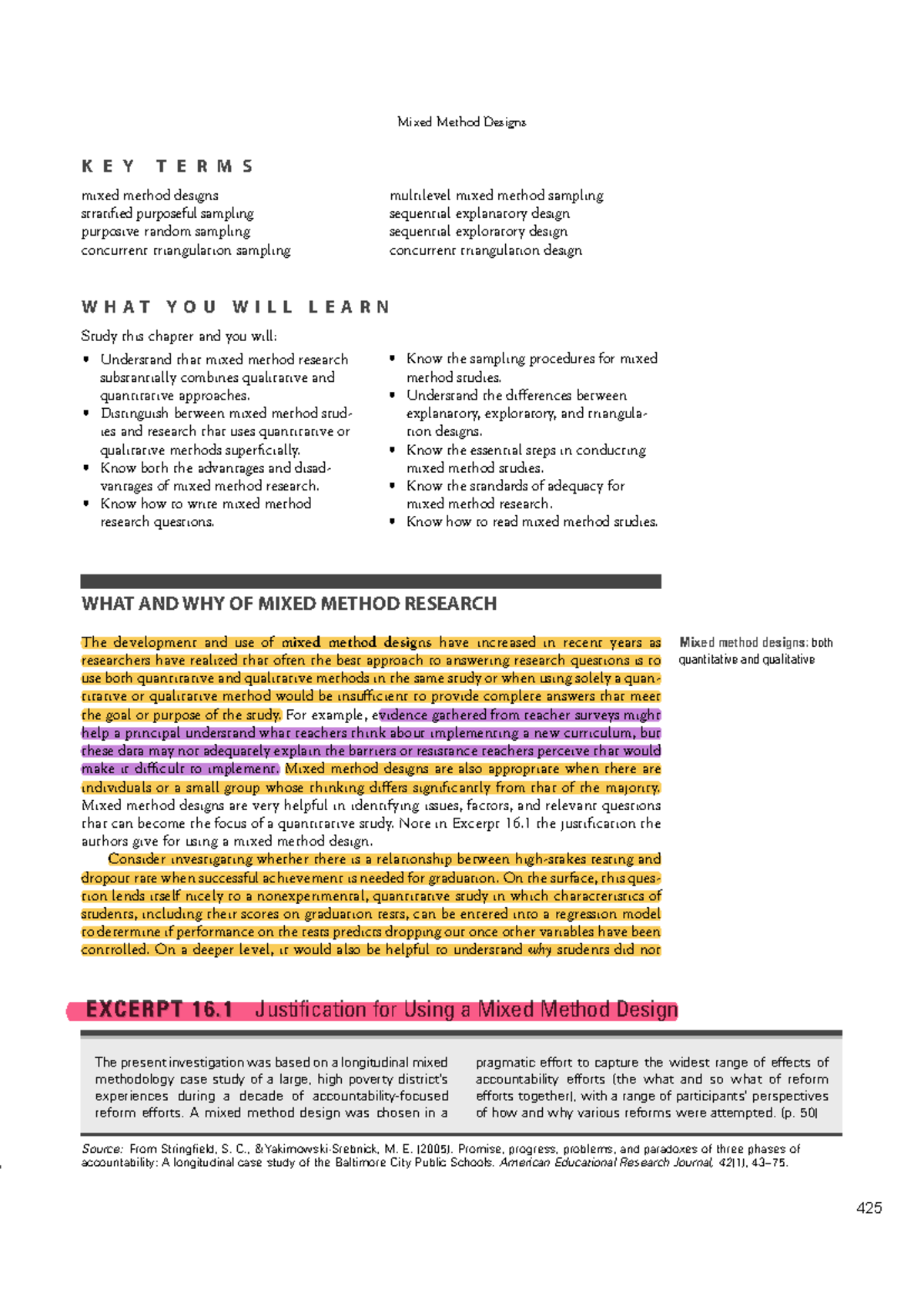 Mixed Method Designs: Key Terms and Concepts for Research - Studocu