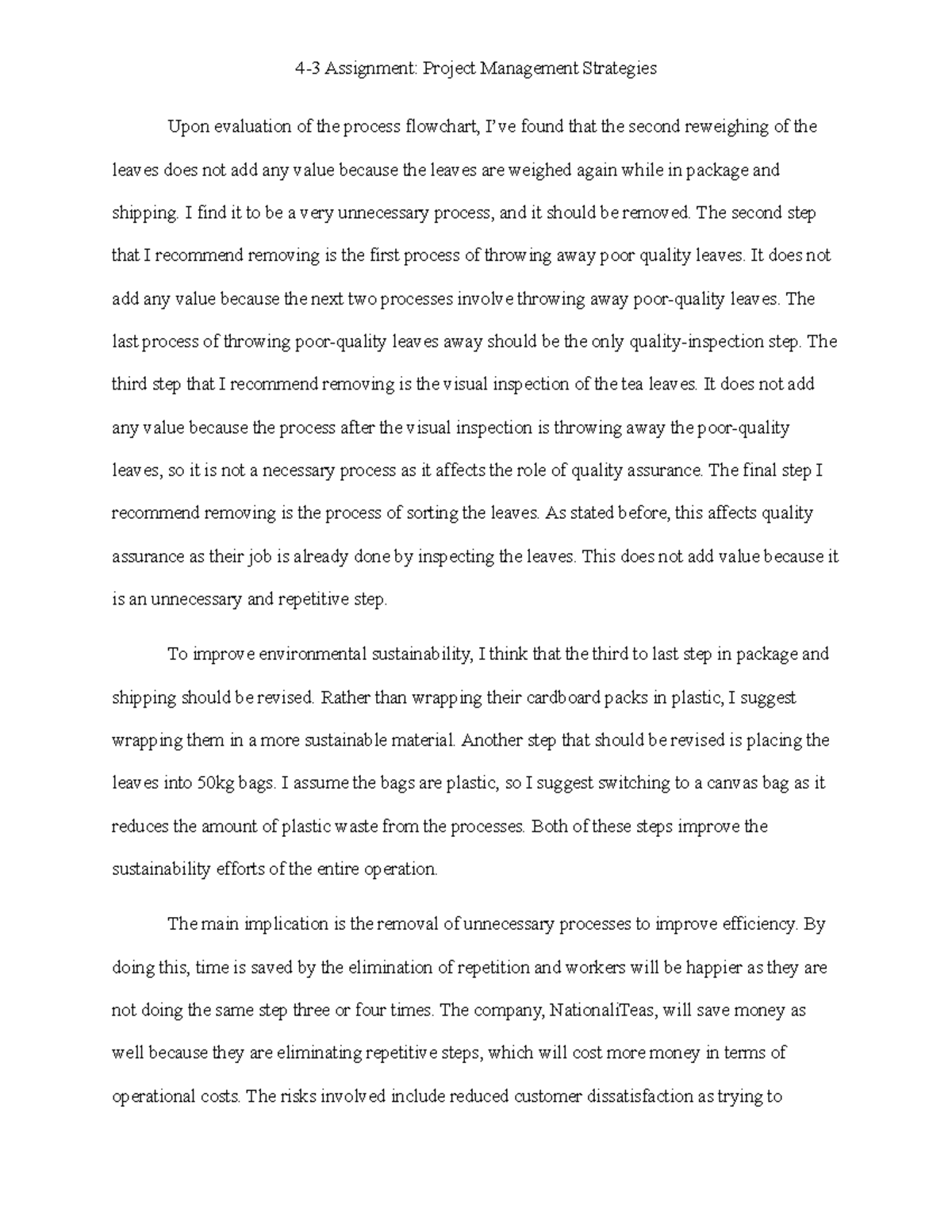 QSO 321 Module 4 Assignment: Enhancing Project Management Efficiency ...