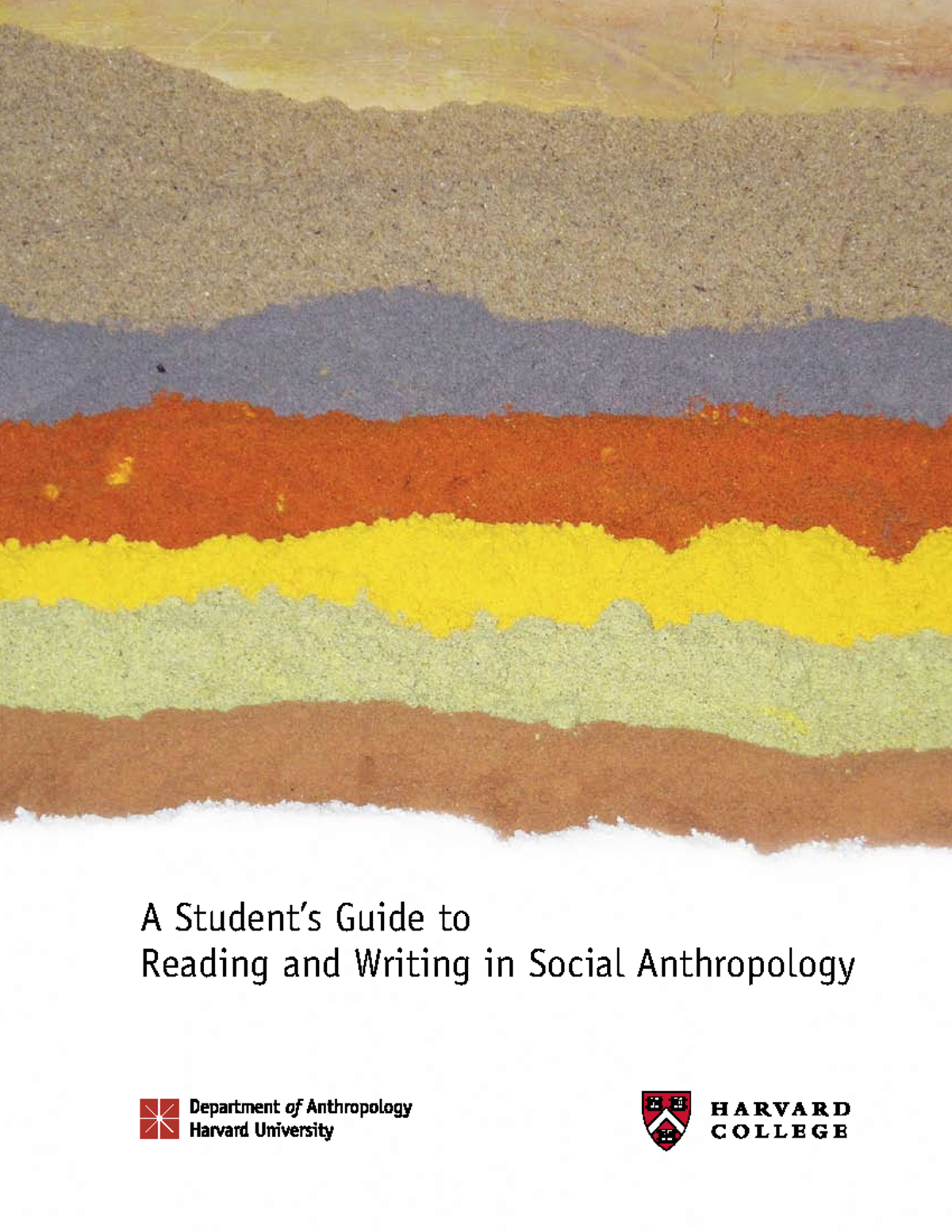 "Anthropology 1662: Essential Guide to Reading & Writing in Social ...