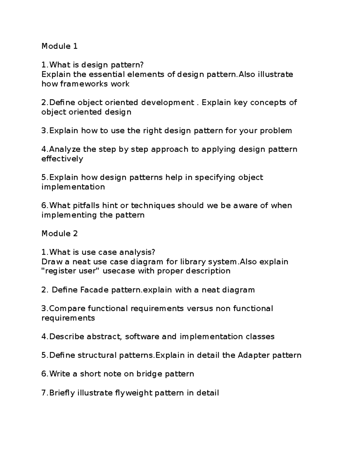 Module 1 - Software architecture and design patterns - Module 1 1 is ...