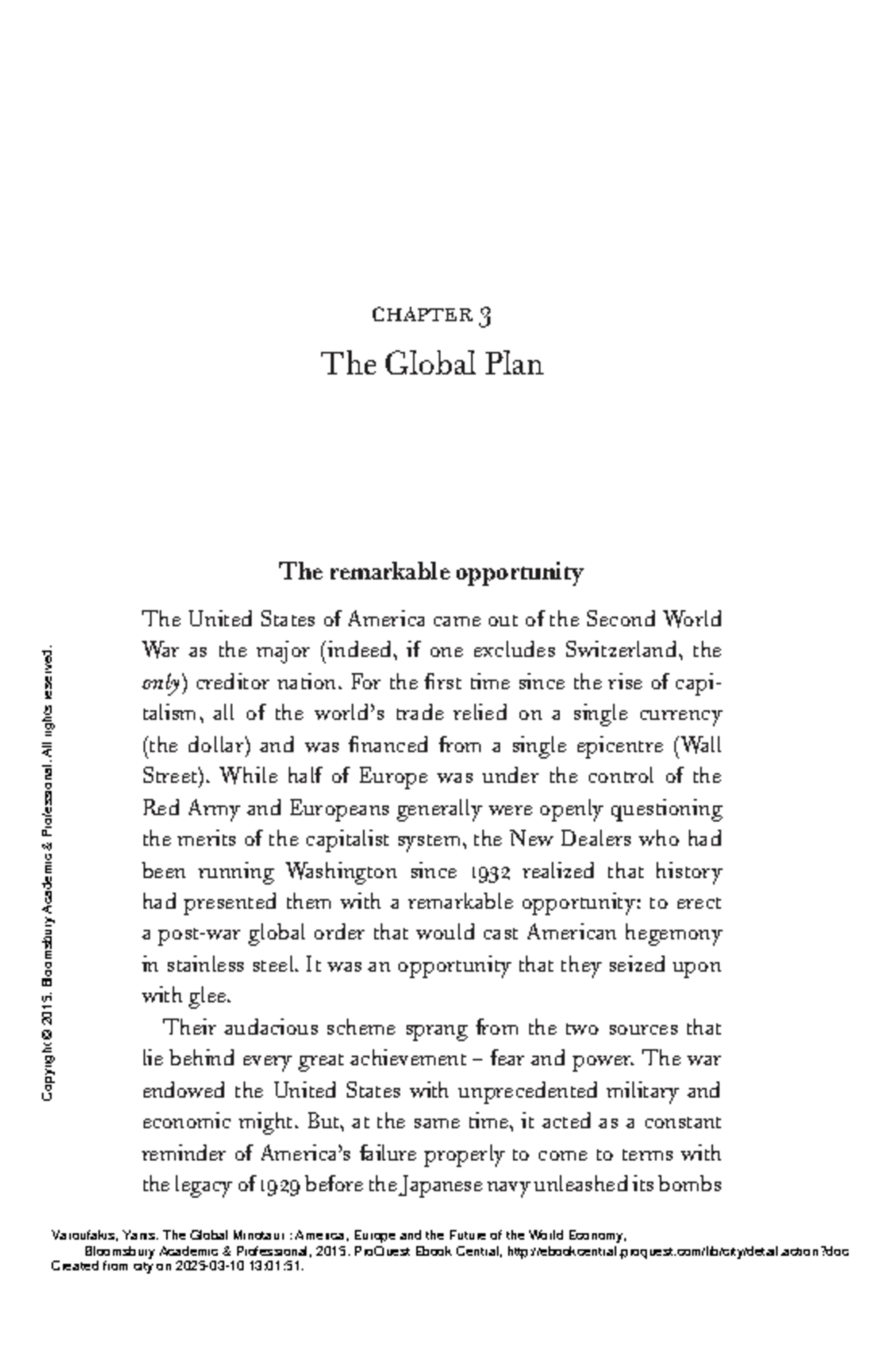 The Global Minotaur: Analyzing America's Role in the Post-War Economy ...