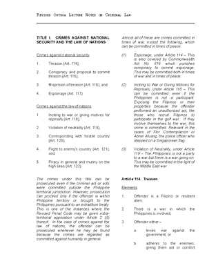 Table OF Penalties Cheat Sheet - Penalty Type Range Minimum Medium ...