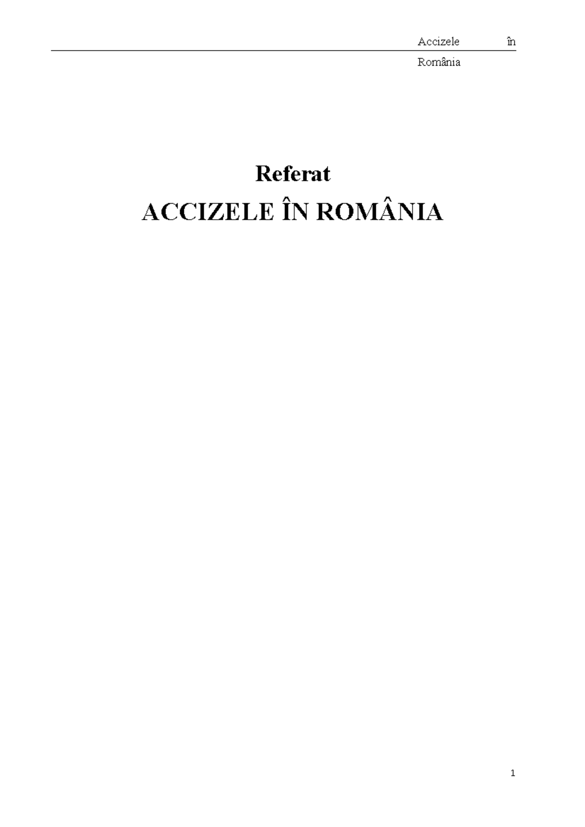 Accizele în România: Impozite Indirecte și Reglementări Fiscale - Studocu
