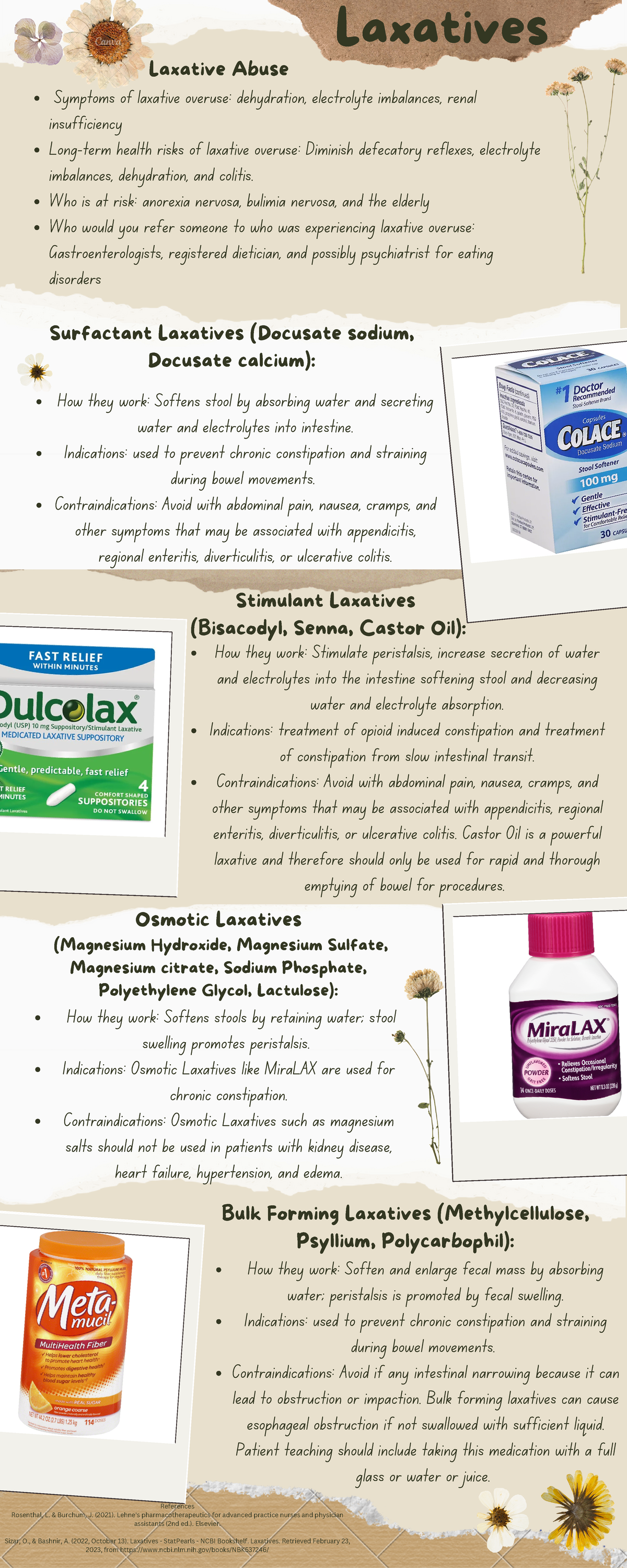 Laxative Types and Effects: Comprehensive Overview for Nursing (PHR 101 ...