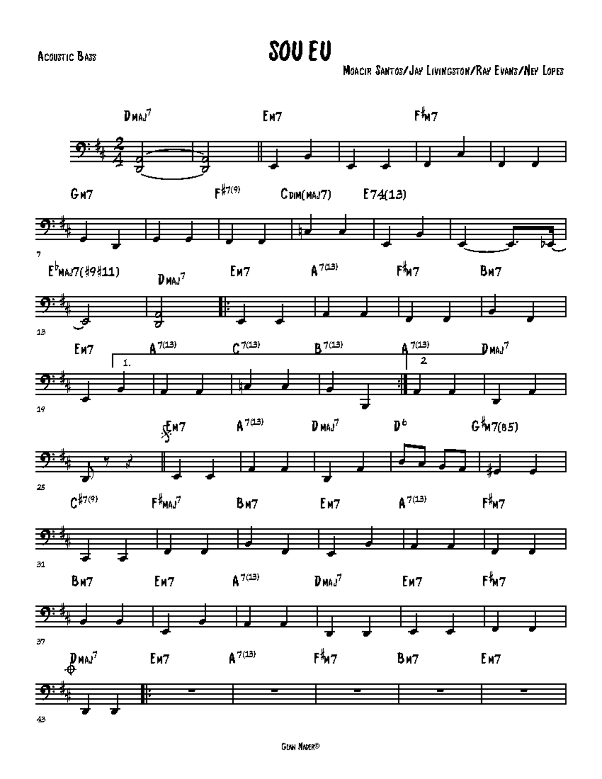 SOU EU - Acoustic Bass Chords & Progressions Guide - Studocu
