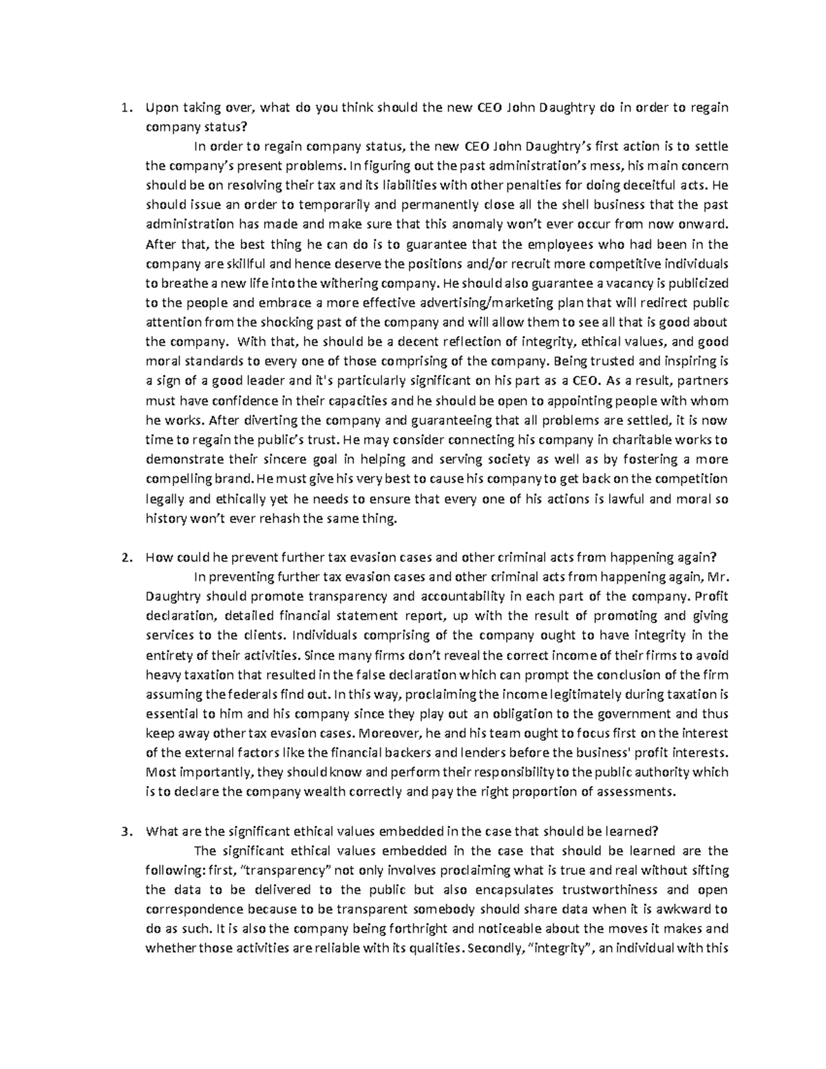 Tax Evasion Case Study: Strategies for Ethical Leadership and Recovery ...