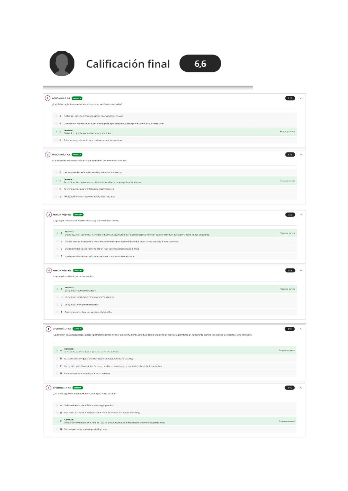 Prueba 1 Ética Profesional: Opciones Múltiples y Respuestas Correctas ...