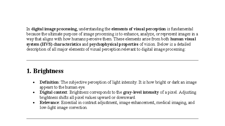DIP 101: Elements of Visual Perception in Digital Image Processing ...