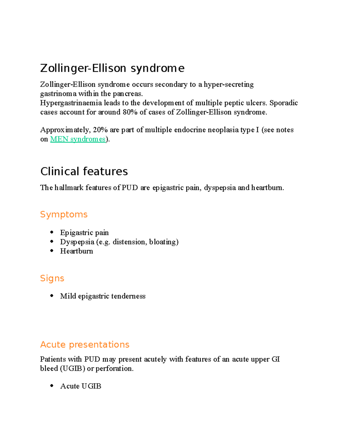 Zollinger-Ellison Syndrome Overview: Causes, Symptoms, and Management ...