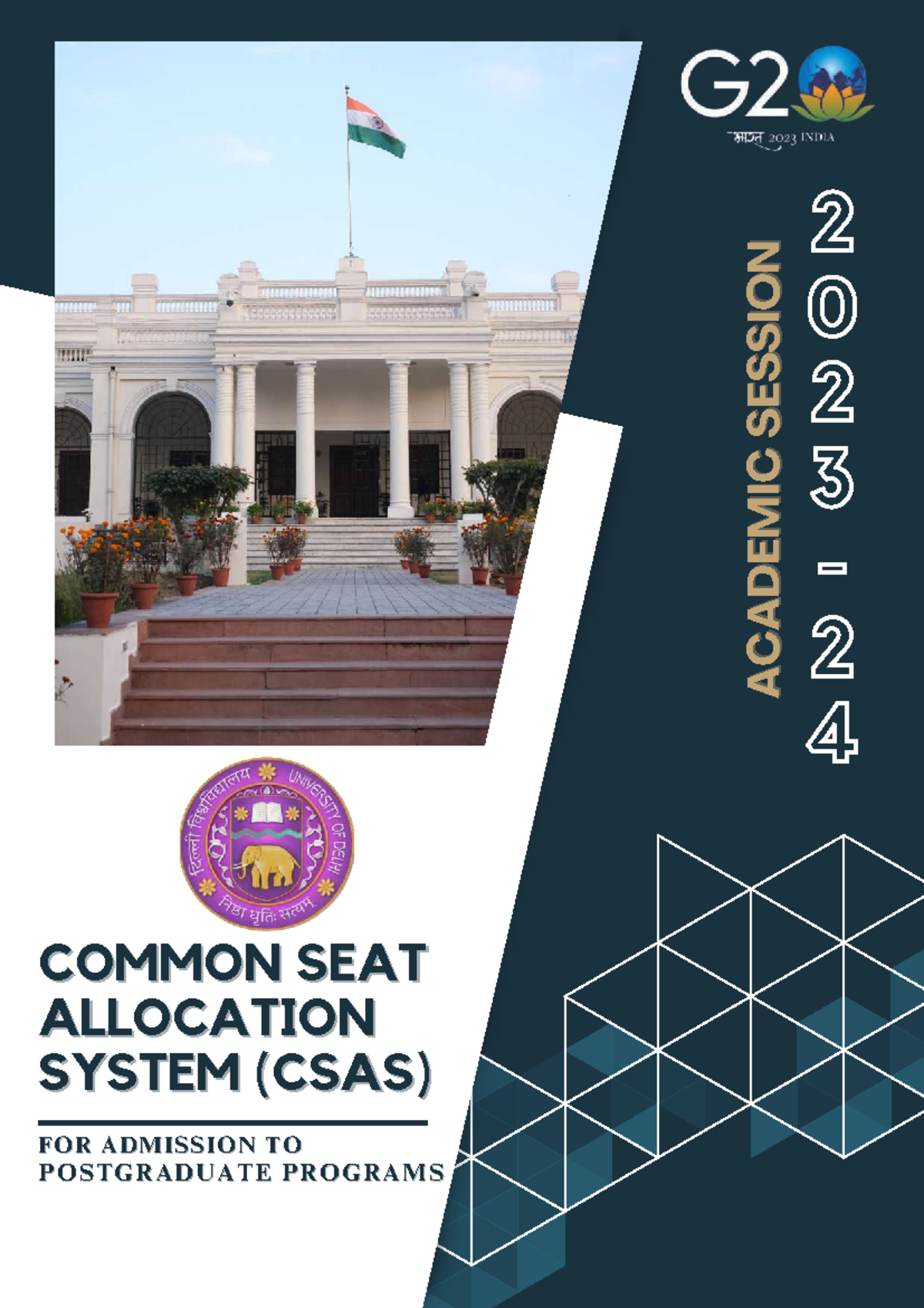 CSAS(PG) 2023: Common Seat Allocation System for UoD Admissions - Studocu