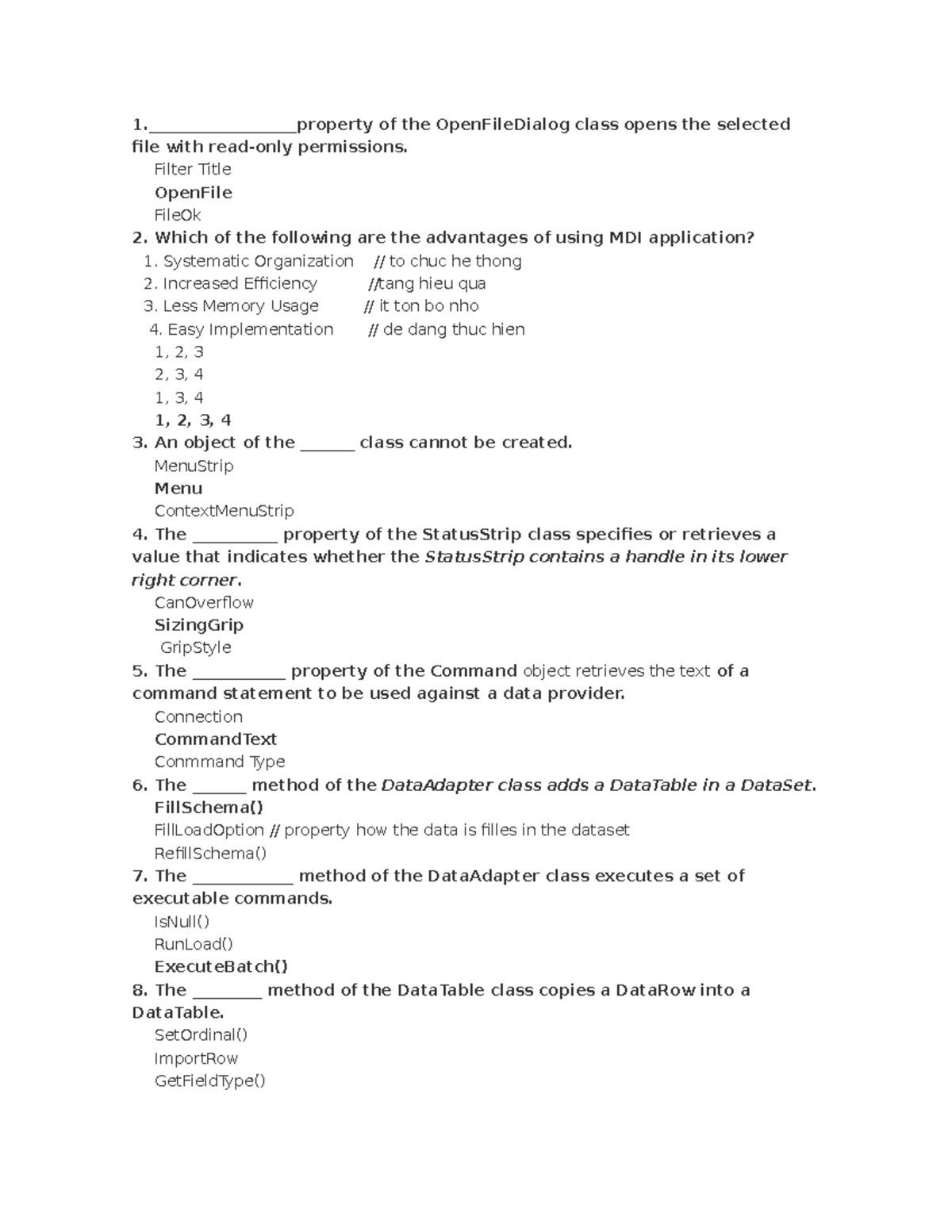 Lythuyet 1 - tân - 1.___________________property of the OpenFileDialog ...
