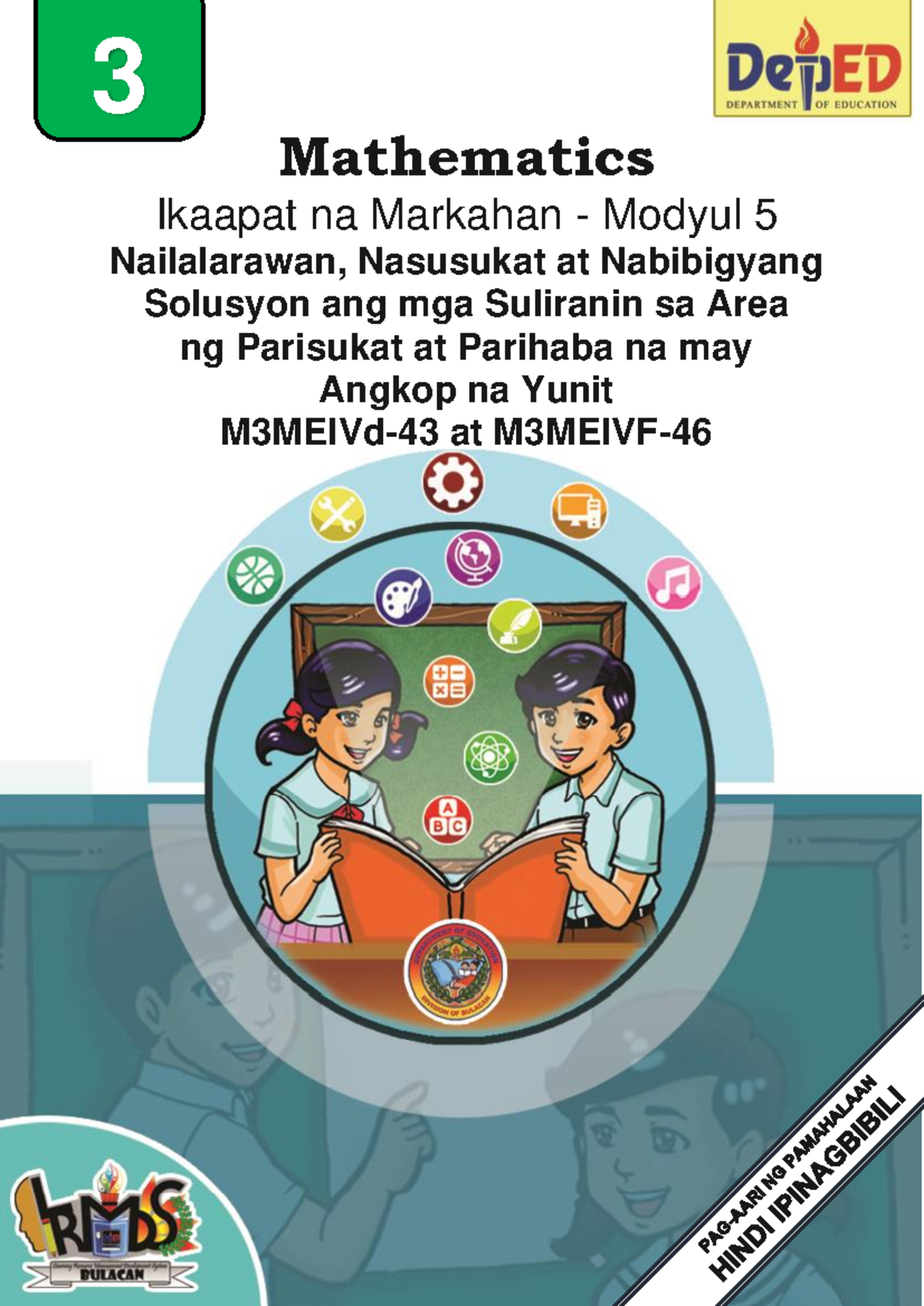 MATH 3 Q4 Module 5: Area of Squares and Rectangles Explained - Studocu