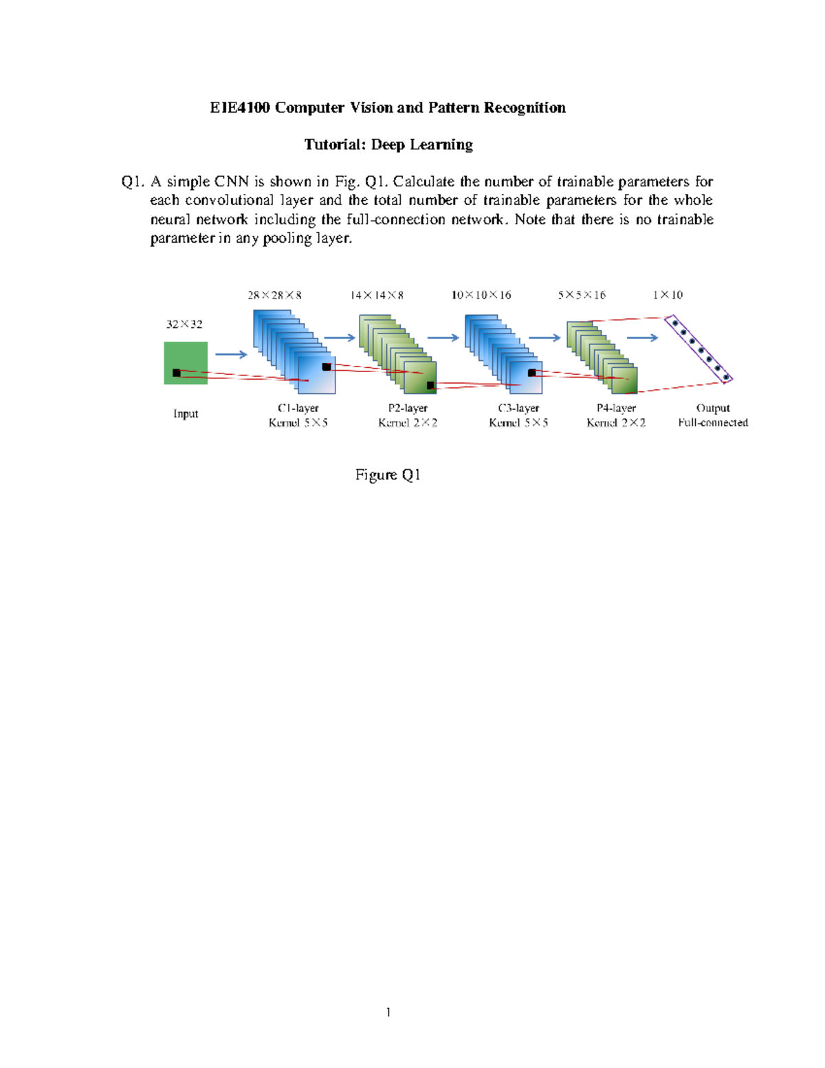 Deep learning tutorial - EIE4100 Computer Vision and Pattern Recognition Tutorial: Deep Learning ...