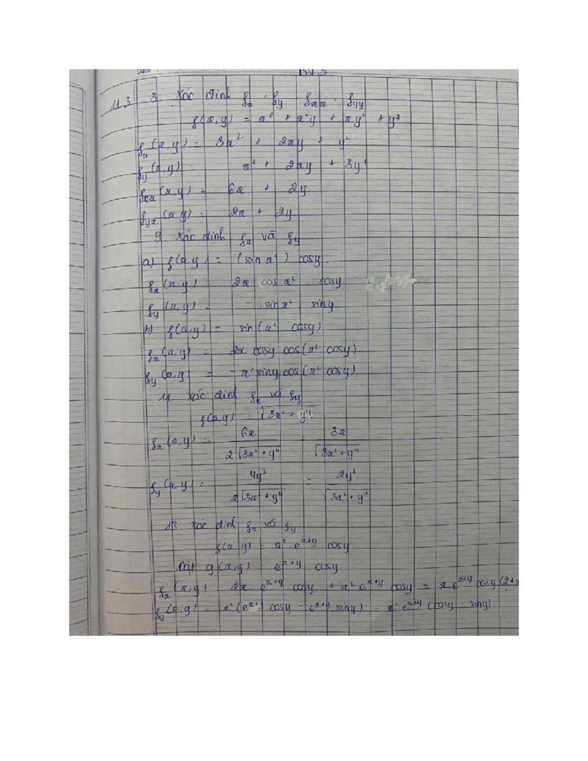 1515 Math Exercises and Solutions for BT 3 - Studocu