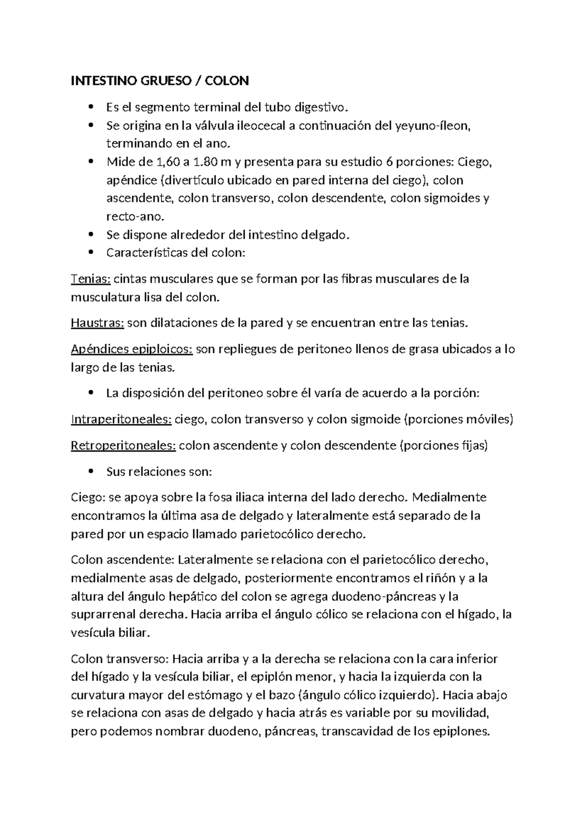Anatomía del Intestino Grueso: Colon y sus Porciones (Clase de Biología ...