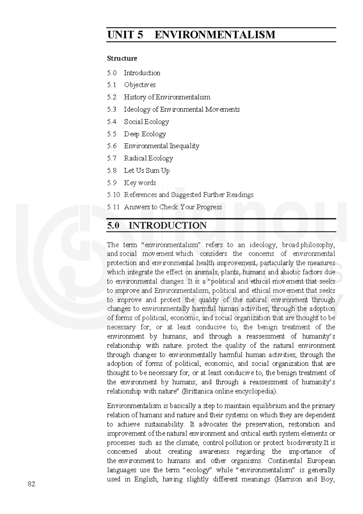 Environmental Issues and Society: Unit 5 - Environmentalism Overview ...