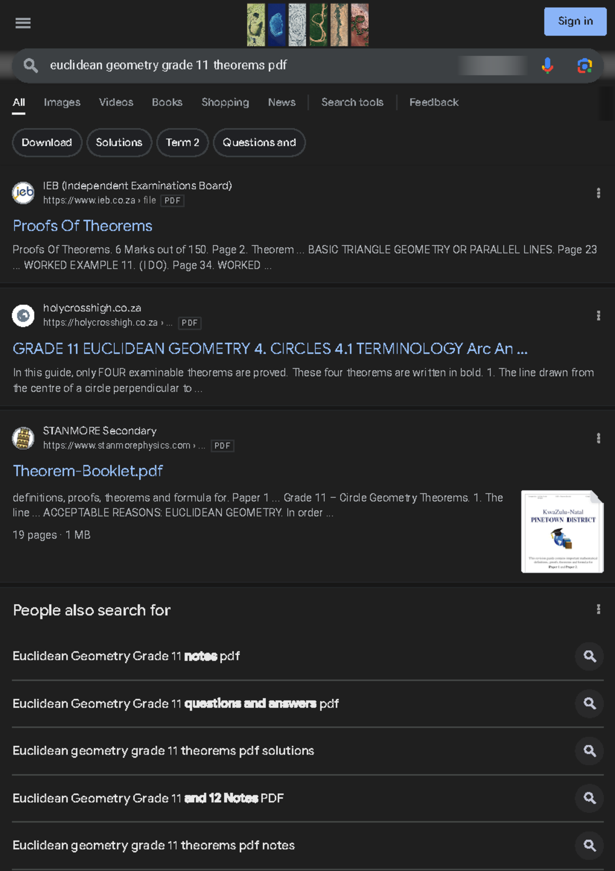 Grade 11 Euclidean Geometry Theorems: Proofs and Definitions PDF - Studocu