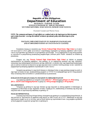 Lesson Plan Grade 7 & 8 Cookery - W 3 Learning Area TLE - COOKERY Grade ...