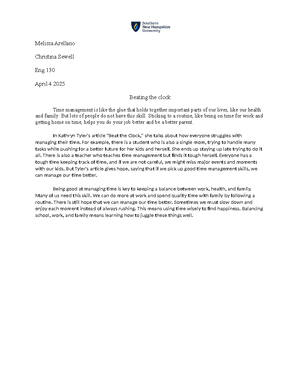 ENG 130 Module Two-two - Completed assignment - ENG 130 Module Two ...