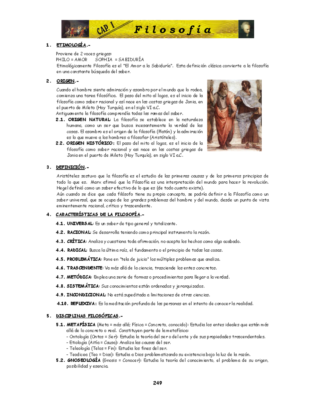 Modulo II CAP V 1 - Etimología, Origen, Definición, Características ...