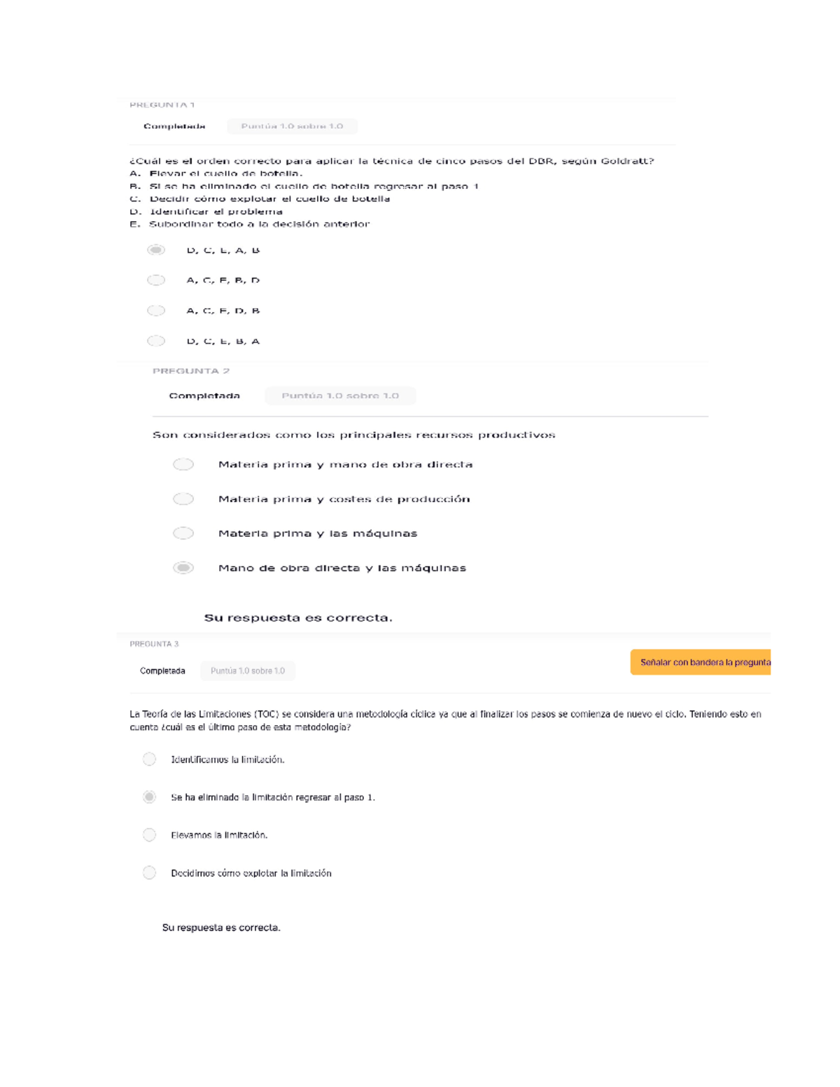 Examen Semana 4: Optimizacion de Operaciones - Preguntas y Respuestas - Studocu