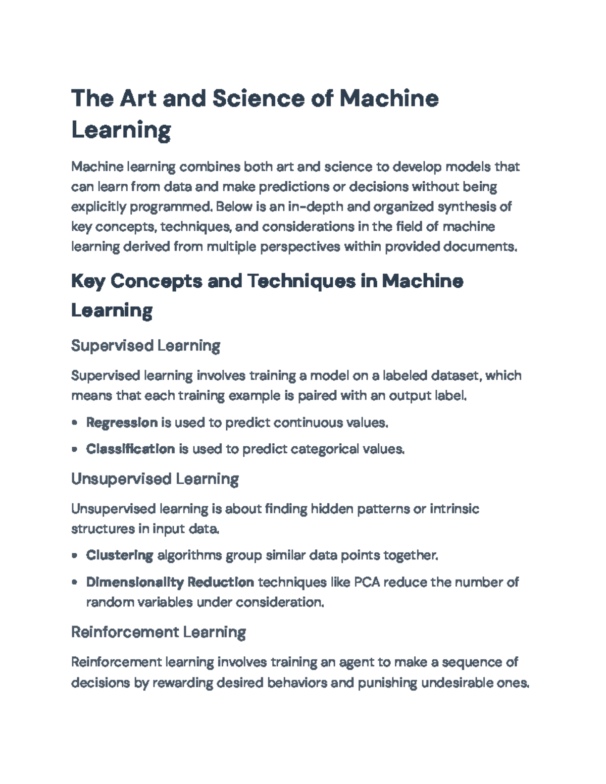 Comprehensive Guide to Machine Learning Concepts and Techniques - The ...