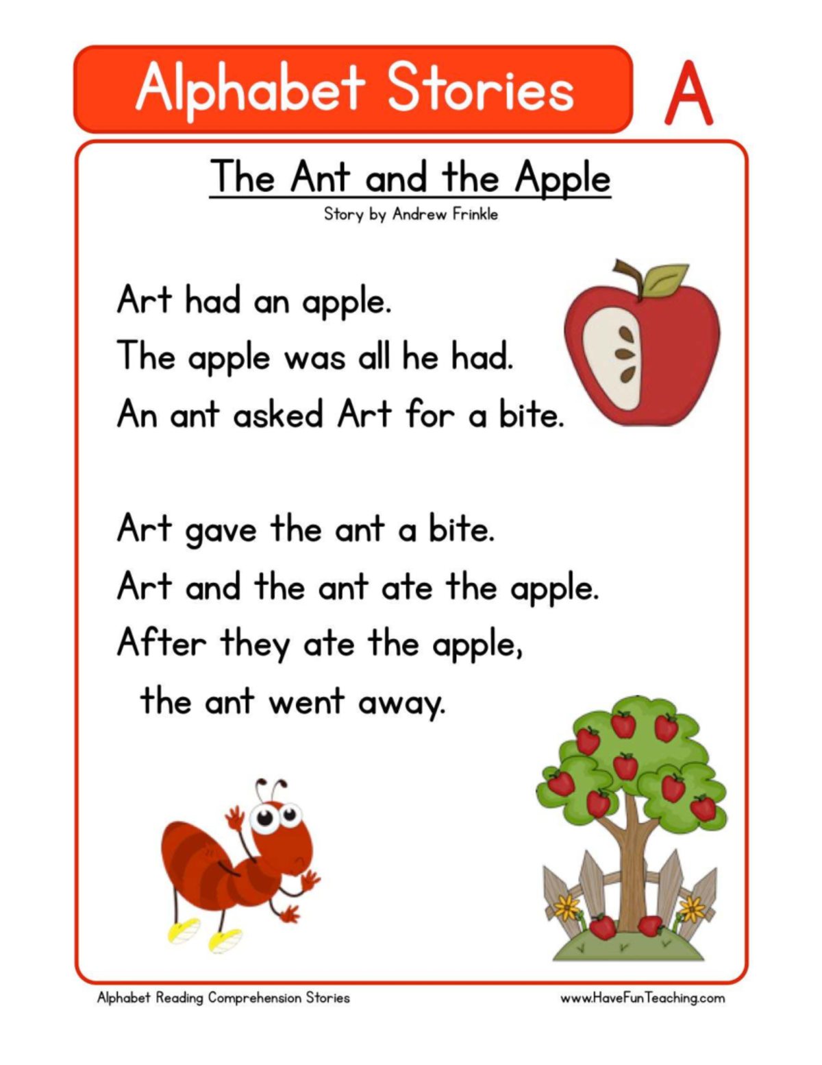 Alphabet Stories A-Z: Engaging Reading Comprehension Materials - Studocu