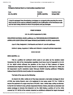 Baritua vs. Court of Appeals - Title Baritua vs. Court of Appeals Case ...