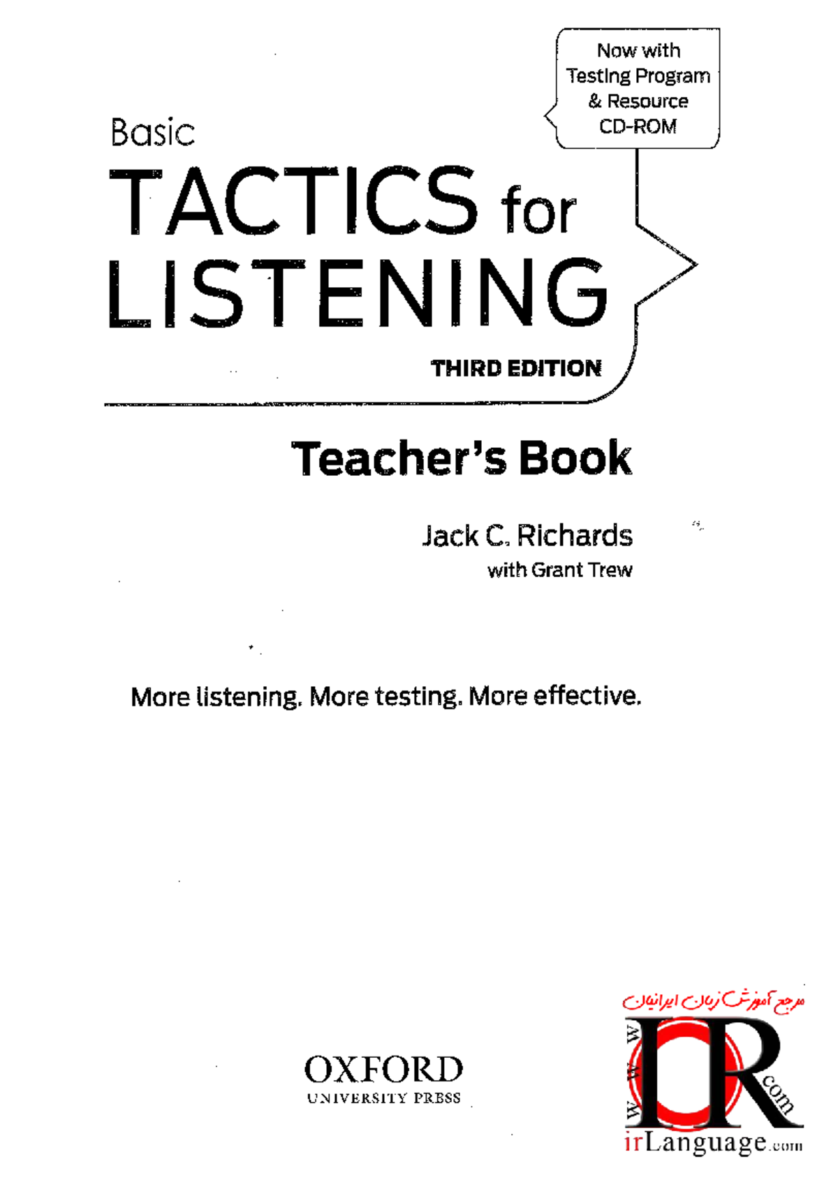 Tactics for Listening 3rd-Basic Teacher Book - Now with Testing Program ...