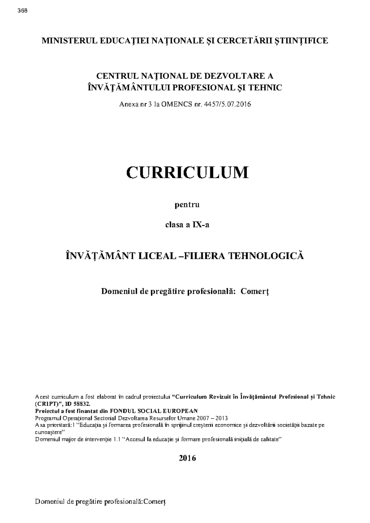 Curriculum tehnic comert 9 Doc Oct 13 2020fsdfdfdsfsdfsdf sfsdfsdfsdfdf ...