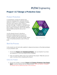 PLTW Introduction To Engineering Design - CTE - Standard - Studocu