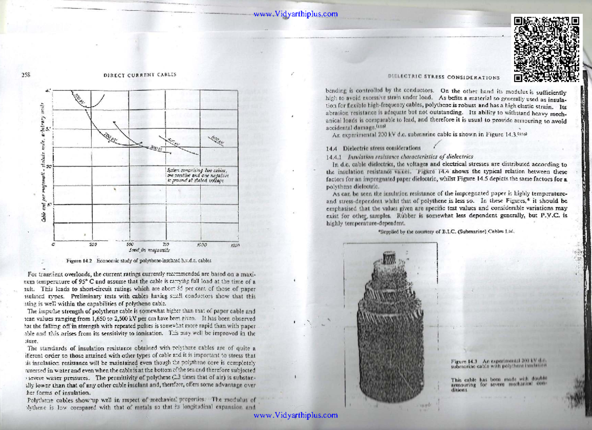 258 HVDC Cables: Dielectric Stress & Thermal Considerations - Studocu