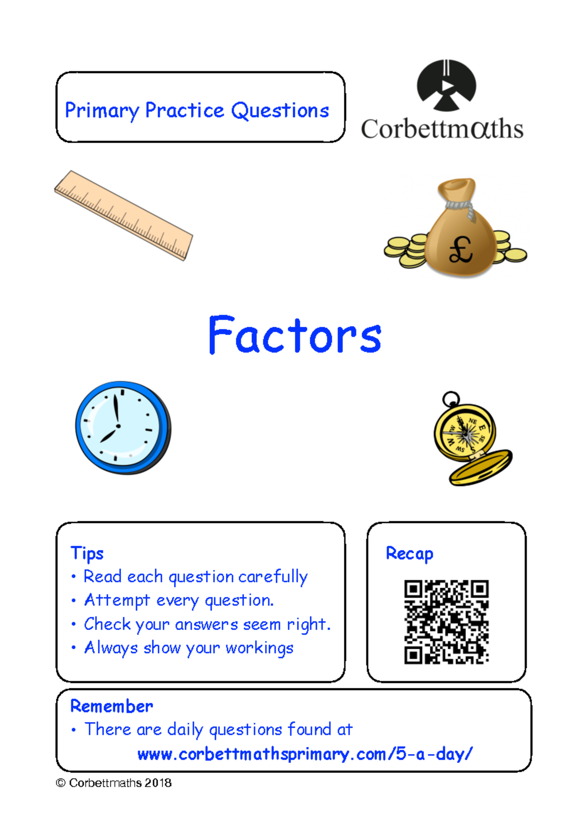 Factors-pdf - factors - Primary Practice Questions Factors Tips • Read ...