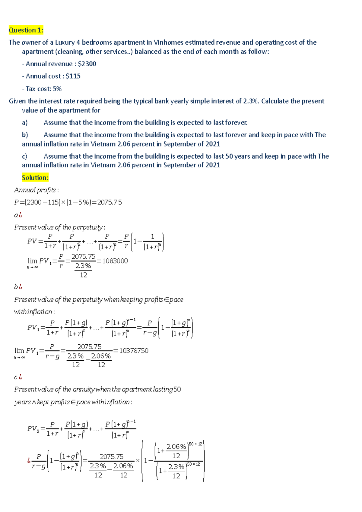 Optimization binary Time value of money - Quantitative methods for ...