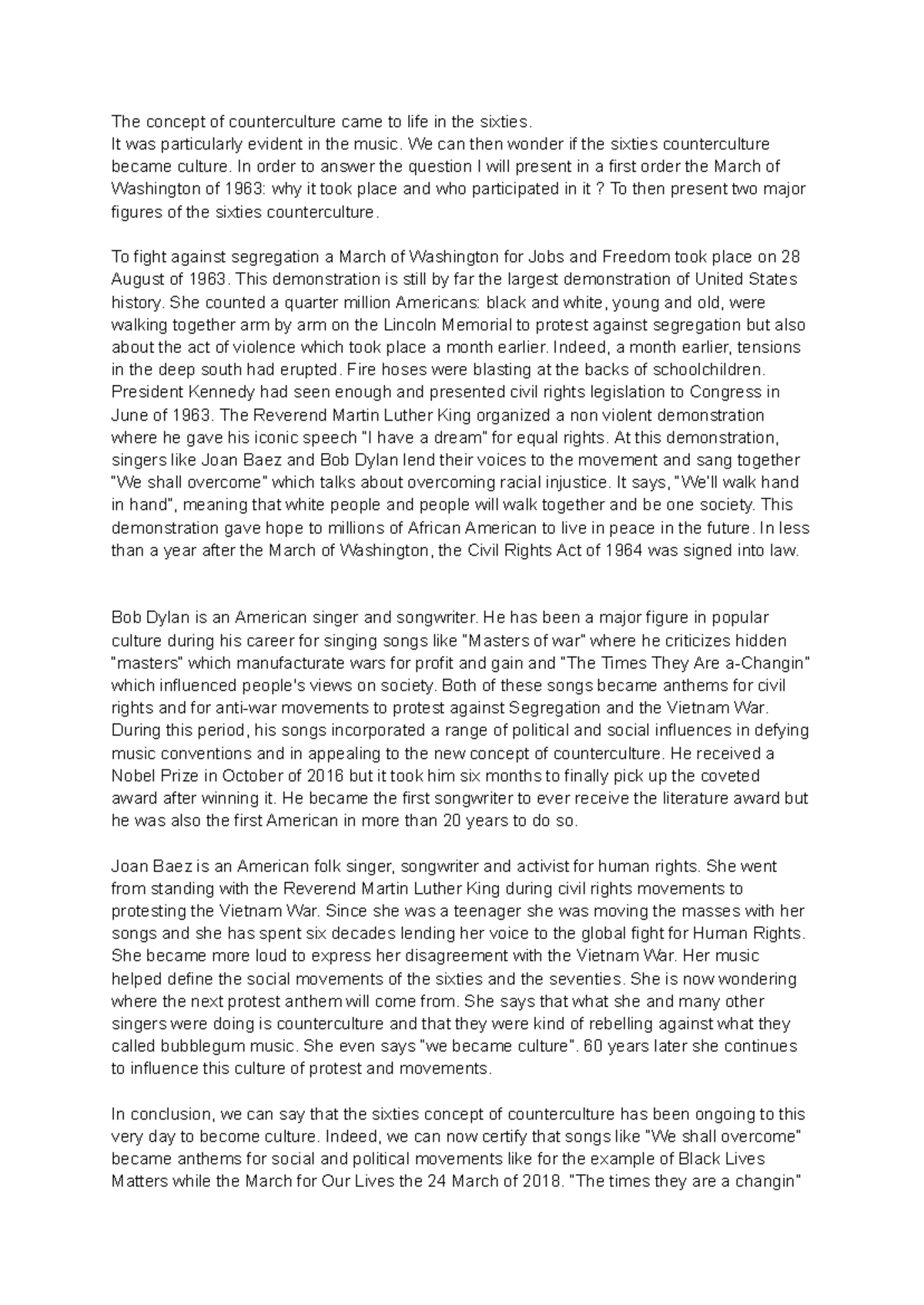 EO-Protest Songs: The Impact of 60s Counterculture on Music and Society ...